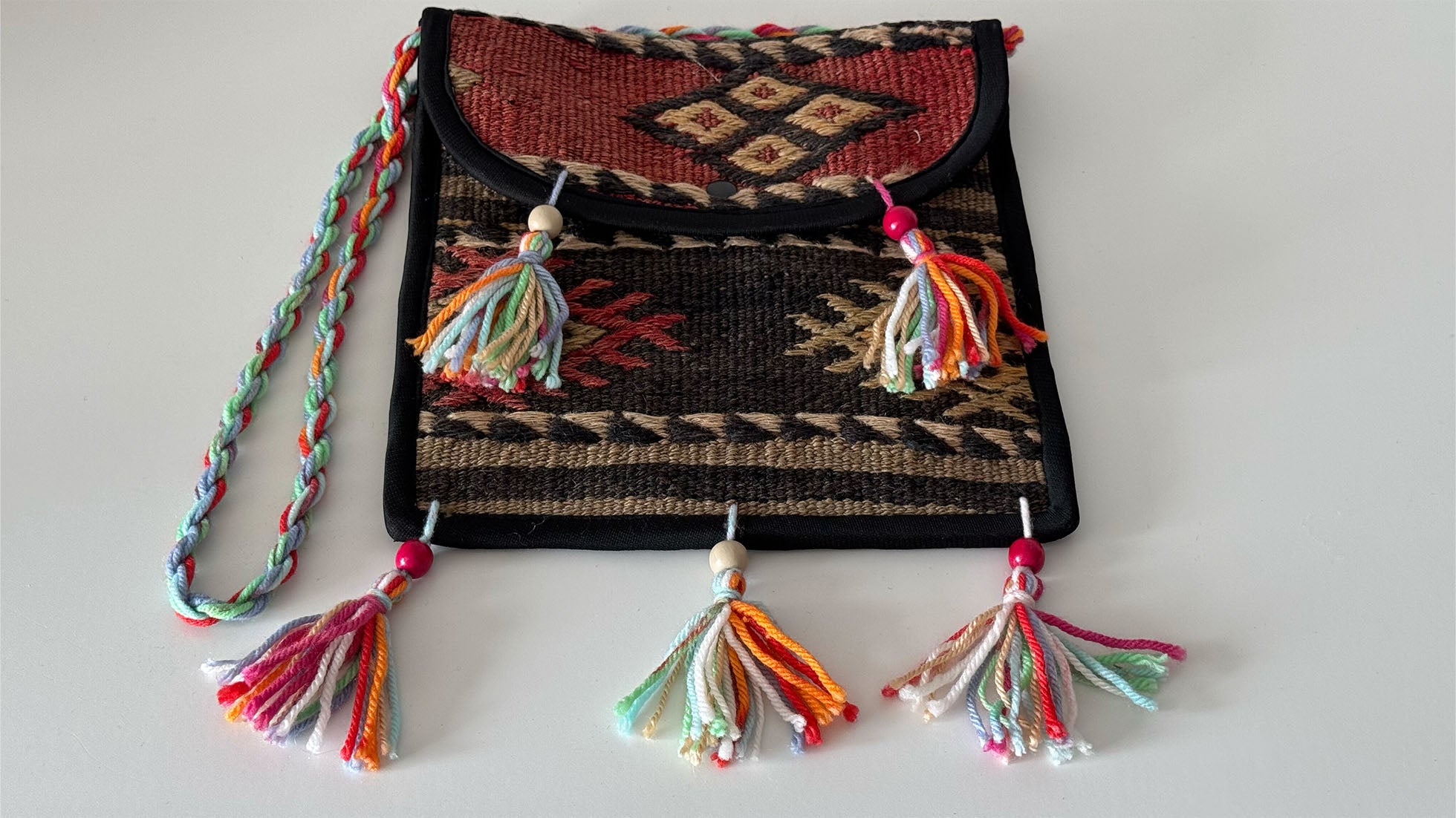 Vintage Handcrafted Kilim Crossbody Bag | Kilim Couture New York